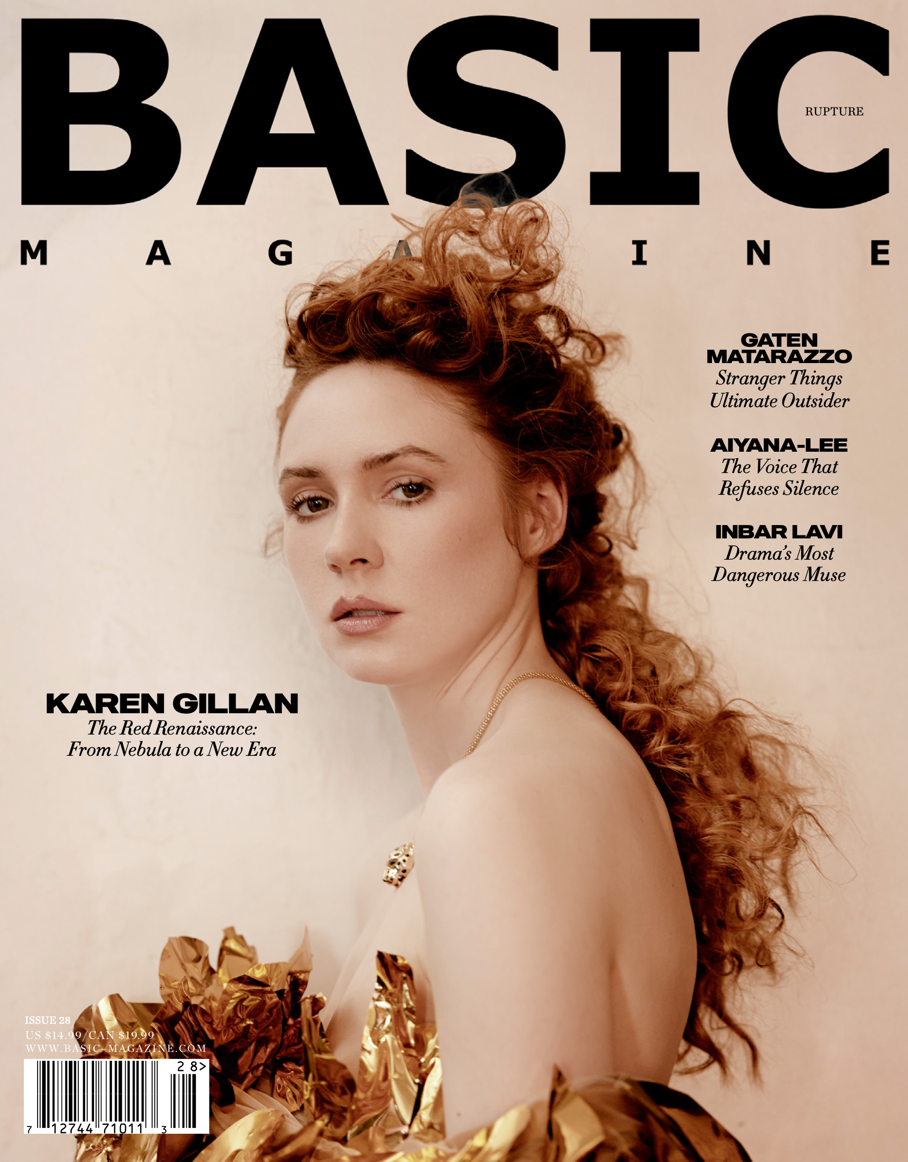 BASIC KAREN GILLAN Cover || RUPTURE Issue 28 – BASIC MAGAZINE